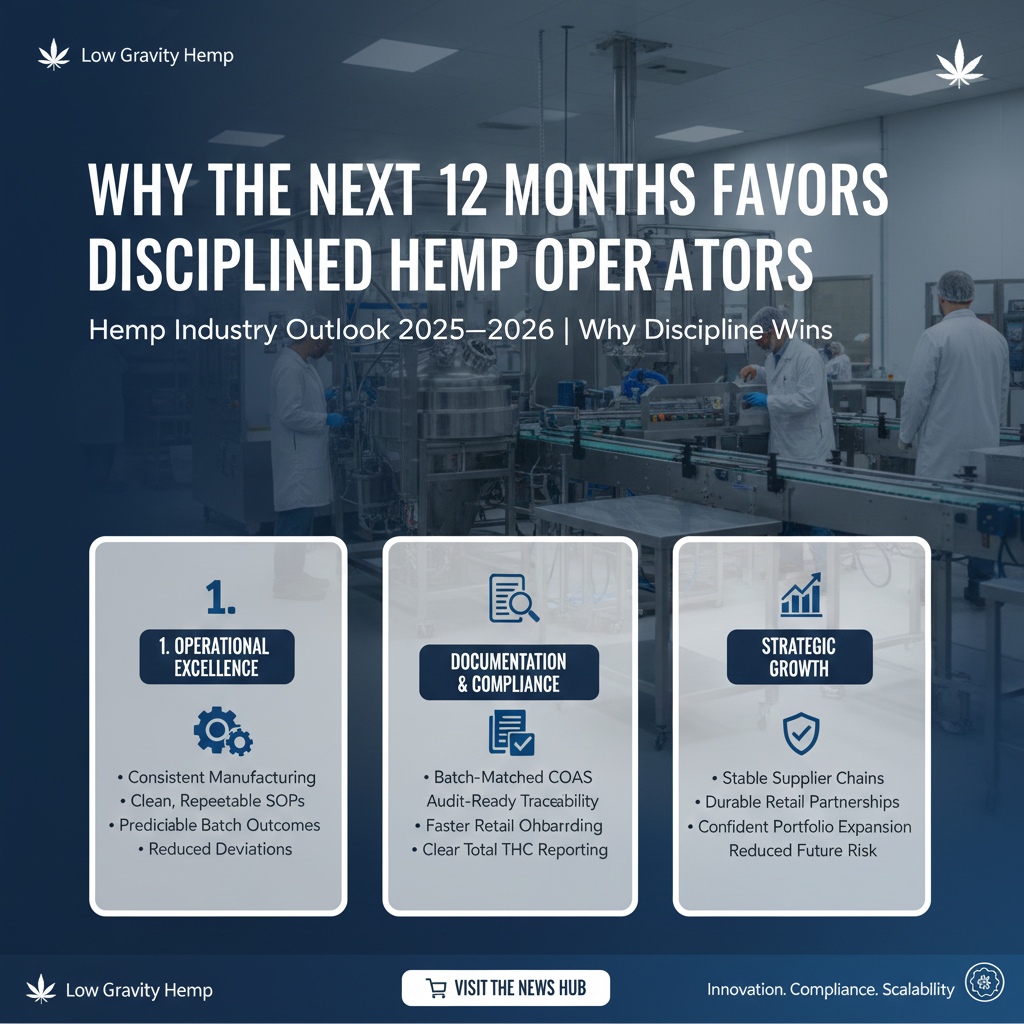 📰 Why the Next 12 Months Favor Disciplined Hemp Operators – LowGravityHemp